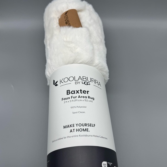 Koolaburra | Other | New Koolaburra By Ugg Faux Fur Baxter Area Rug 3ft ...